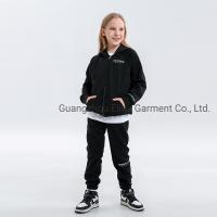China Wholesale Long Sleeve Zipper Sport T Shirt Pants Custom Kids Sweatshirts and Hoodies Kids Sweat Suits Toddler Boys and Girls Clothing Sets Cotton for sale