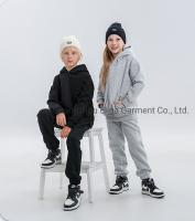 China Wholesale Long Sleeve Sport T Shirt Pants Custom Kids Sweatshirts and Hoodies Kids Sweat Suits Toddler Boys and Girls Clothing Sets Cotton for sale