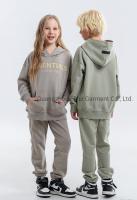 China Wholesale Long Sleeve Sport T Shirt Pants Custom Kids Sweatshirts and Hoodies Kids Sweat Suits Toddler Boys and Girls Clothing Sets Cotton Ess Letter for sale