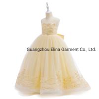 China Wholesale Baby Clothes Girls Party Garment Ball Gown Dress Princess Back-Long Party Dress for sale