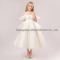 China Wholesale Baby Clothes Girls Party Garment Ball Gown Dress Princess Champagne Party Dress for sale