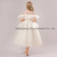 China Wholesale Baby Clothes Girls Party Garment Ball Gown Dress Princess Champagne Party Dress for sale