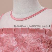 China Wholesale Baby Clothes Girls Party Garment Ball Gown Dress Princess Pink Party Dress for sale