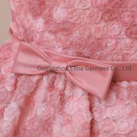 China Wholesale Baby Clothes Girls Party Garment Ball Gown Dress Princess Pink Party Dress for sale