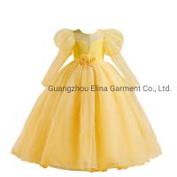 China Baby Clothes Girls Party Garment Ball Gown Dress Princess Party Dress Long-Sleeves for sale