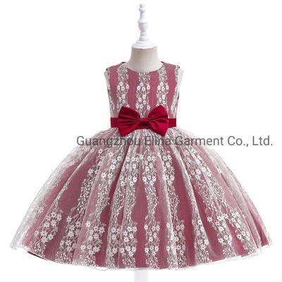 China Wholesale Baby Clothes Girls Party Garment Ball Gown Dress Princess Lace Dress for sale