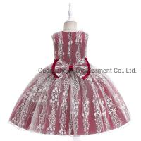 China Wholesale Baby Clothes Girls Party Garment Ball Gown Dress Princess Lace Dress for sale