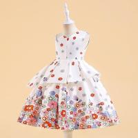 China Wholesale Baby Clothes Girls Party Garment Ball Gown Dress Princess Children Apparel for sale