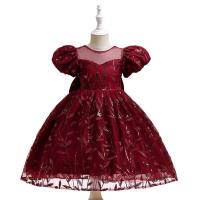 China Wholesale Baby Clothes Girls Party Garment Ball Gown Dress Princess Lace Dress New Arrival for sale