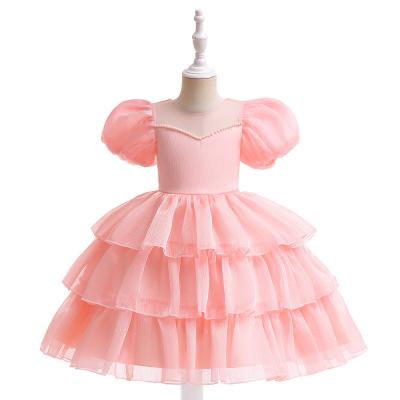China Wholesale Baby Clothes Girls Party Garment Ball Gown Dress Princess Cake Dress New for sale