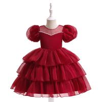 China Wholesale Baby Clothes Girls Party Garment Ball Gown Dress Princess Cake Dress New for sale