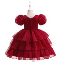China Wholesale Baby Clothes Girls Party Garment Ball Gown Dress Princess Cake Dress New for sale