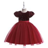 China Wholesale Baby Clothes Girls Party Garment Ball Gown Beading Dress Princess for sale