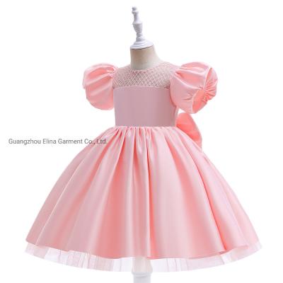 China Wholesale Baby Clothes Girls Party Garment Ball Gown Princess Puff Sleeve for sale
