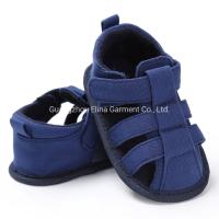 China Infant Casual Walking Shoes Toddler Canvas Boys Summer Sandal for sale