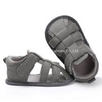China Infant Casual Walking Shoes Toddler Canvas Boys Summer Sandal for sale