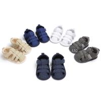 China Infant Casual Walking Shoes Toddler Canvas Boys Summer Sandal for sale
