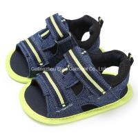 China Infant Casual Walking Shoes Newborn Baby Toddler Jeans Boys Summer Sandal for sale
