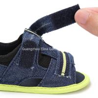 China Infant Casual Walking Shoes Newborn Baby Toddler Jeans Boys Summer Sandal for sale