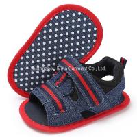 China Infant Casual Walking Shoes Newborn Baby Toddler Jeans Boys Summer Sandal for sale