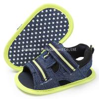 China Infant Casual Walking Shoes Newborn Baby Toddler Jeans Boys Summer Sandal for sale