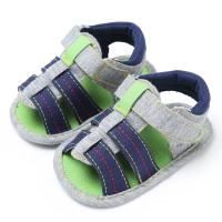 China Infant Casual Walking Shoes 2021 Newborn Baby Toddler Canvas Boys Summer Sandal for sale