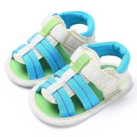 China Infant Casual Walking Shoes 2021 Newborn Baby Toddler Canvas Boys Summer Sandal for sale