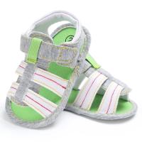 China Infant Casual Walking Shoes 2021 Newborn Baby Toddler Canvas Boys Summer Sandal for sale