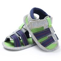 China Infant Casual Walking Shoes 2021 Newborn Baby Toddler Canvas Boys Summer Sandal for sale