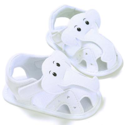 China 2021 Newborn Infant Casual Walking Shoes Toddler Suede Girls and Boys Cartoon Cute Summer Sandal for sale
