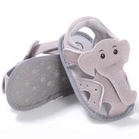 China 2021 Newborn Infant Casual Walking Shoes Toddler Suede Girls and Boys Cartoon Cute Summer Sandal for sale
