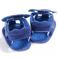 China 2021 Newborn Infant Casual Walking Shoes Toddler Suede Girls and Boys Cartoon Cute Summer Sandal for sale