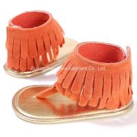 China Infant Casual Walking Shoes Newborn Baby Toddler Fringe Lace Girls Summer Sandal for sale