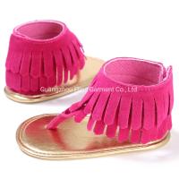 China Infant Casual Walking Shoes Newborn Baby Toddler Fringe Lace Girls Summer Sandal for sale