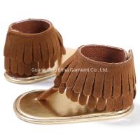 China Infant Casual Walking Shoes Newborn Baby Toddler Fringe Lace Girls Summer Sandal for sale