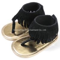 China Infant Casual Walking Shoes Newborn Baby Toddler Fringe Lace Girls Summer Sandal for sale