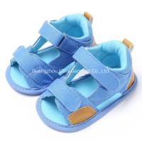 China Infant Casual Walking Shoes 2021 Toddler Canvas Girls and Boys Summer Sandal for sale