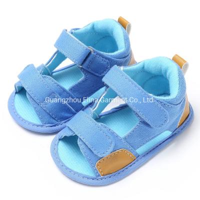 China Infant Casual Walking Shoes 2021 Toddler Canvas Girls and Boys Summer Sandal for sale
