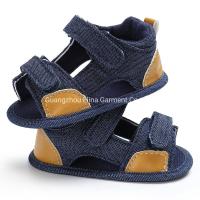 China Infant Casual Walking Shoes 2021 Toddler Canvas Girls and Boys Summer Sandal for sale