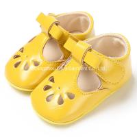 China 2021 Newborn Infant Casual Walking Shoes Toddler Leather Girls Summer Sandal for sale