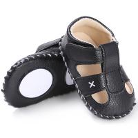 China 2021 Newborn Infant Casual Walking Shoes Toddler Leather Boys Summer Sandal 3-Colors for sale