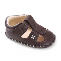 China 2021 Newborn Infant Casual Walking Shoes Toddler Leather Boys Summer Sandal 3-Colors for sale