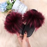 China 2021 Fashion Baby Shoes Baby House Shoes Bedroom Indoor Home Winter Warm Fox Faux Fur Fluffy Fuzzy Shoes Mother and Daughter Shoes Slipper for sale