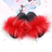 China 2021 Fashion Baby Shoes Baby House Shoes Bedroom Indoor Home Winter Warm Fox Faux Fur Fluffy Fuzzy Shoes Mother and Daughter Shoes Slipper for sale
