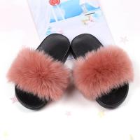 China Fashion Baby Shoes Baby House Slipper Bedroom Indoor Home Winter Warm Fox Faux Fur Fluffy Fuzzy Shoes Mother and Daughter Shoes Slipper for sale