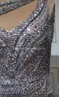 China 2021 Hot Selling Sequined Sex Beading Ball Dress Luxury Tippet Evening Party Frock Mermaid Bridesmaid Gowns Plus Size for sale