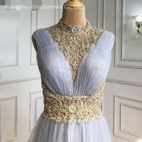 China 2021 New Hot Selling Sequined Sex Beading Ball Dress Luxury Evening Party Frock Bridesmaid Gowns Plus Size for sale