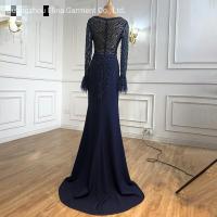China 2021 Hot Selling Sex Beading Ball Dress Luxury Feature Evening Party Frock Mermaid Bridesmaid Gowns Plus Size for sale