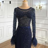 China 2021 Hot Selling Sex Beading Ball Dress Luxury Feature Evening Party Frock Mermaid Bridesmaid Gowns Plus Size for sale