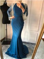 China 2021 Hot Selling New Arrival Sex Beading Ball Dress Luxury Evening Party Frock Bridesmaid Gowns Plus Size Ho for sale